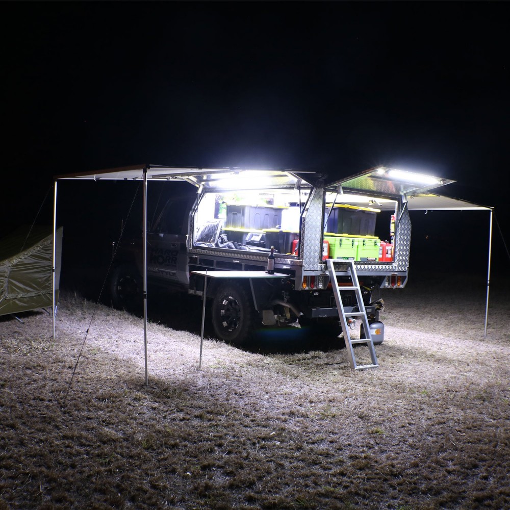HARDKORR 100CM (1M) WHITE LED LIGHT BAR KIT WITH DIFFUSER