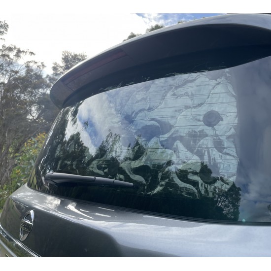 Solarscreen window heat shields