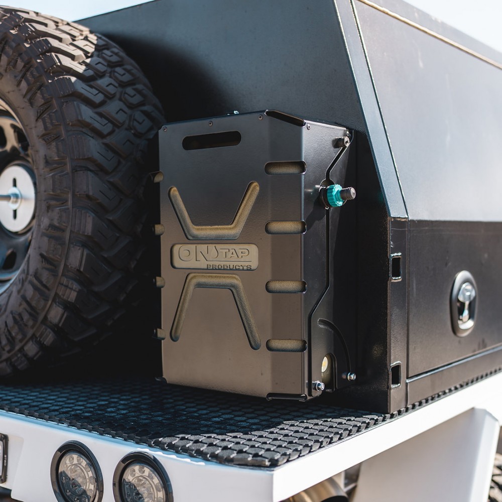 OnTap - Lockable Jerry Can Holder – Black