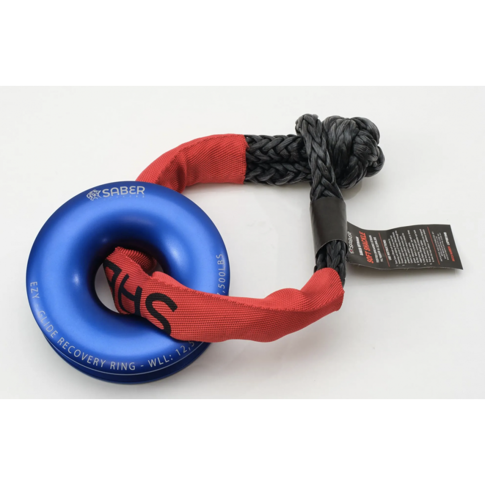 Saber Offroad - EZY-GLIDE RECOVERY RING + 18K SHEATH SOFT SHACKLE KIT