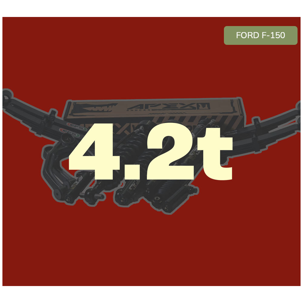 Touring Solutions Australia 4,200kg GVM Upgrade Apex Suspension (Ford ...