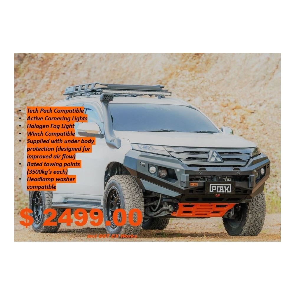 Piak Elite No Loop Bar (Mitsubishi Pajero Sport 2020 on Facelift Model)